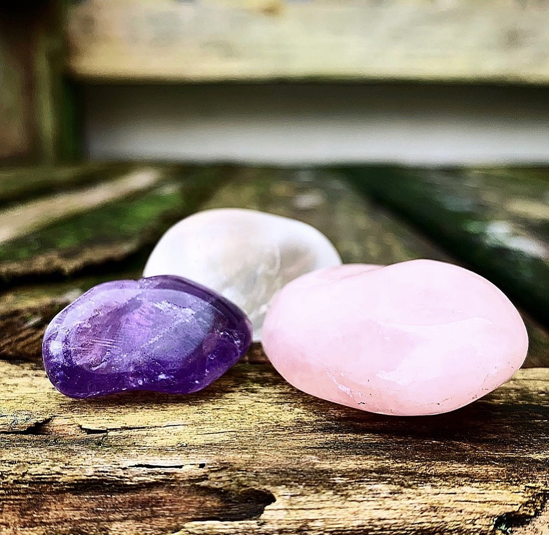 Gouden Driehoek knuffelstenen set – Aurana